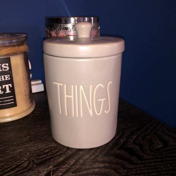 Rae Dunn | Bath | Nwt Rae Dunn Things Bathroom Canister | Poshmark